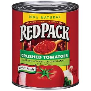 Amazon.com : Red Pack 100% Natural Crushed Tomatoes In Thick Puree 28 ...