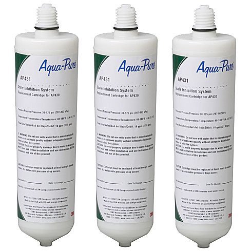 3 Pack of 3M Cuno Apua-Pure AP431 Hot