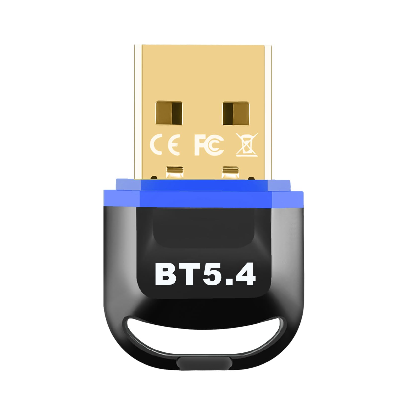 ONTERATE USB Bluetooth 5.4 Adapter for PC, Plug & Play Bluetooth Dongle ...