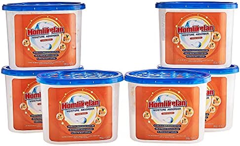 6 packs Large Moisture Absorber Boxes with Air Purification Fragrance ...