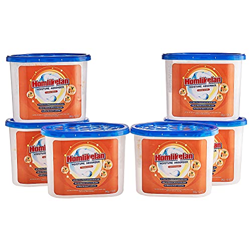 6 packs Large Moisture Absorber Boxes with Air Purification Fragrance ...