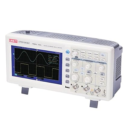 Uni-T UTD2102CEX 100Mhz Digital Oscilloscope Analyzer 2 channel 1Gs/s 7 Inch TFT Display ...