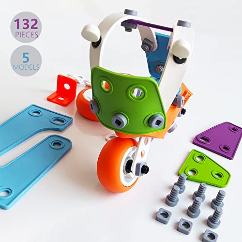 STEM Building Toys For 6 Year Old Boys 100 PCS 5 in 1 Building Blocks stem-building-toys-for-6-year-old-boys-100-pcs-5-in-1-building-blocks