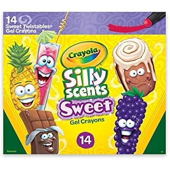 Amazon.com: Crayola Silly Scents Mini Twistables Stinky, 12 Count: Toys ...
