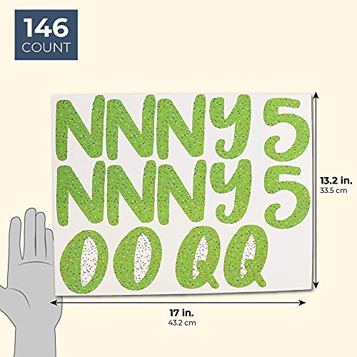 Bulletin Board Alphabet Letters and Numbers Cutouts (146 Count ...
