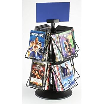 Amazon.com : Wire Display Rack for Books, Floor-Standing Fixture with ...