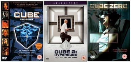 The Complete Cube Trilogy 1 - 3 DVD Movie Collection: Cube / Cube 2: Hypercube / Cube 3: Cube ...