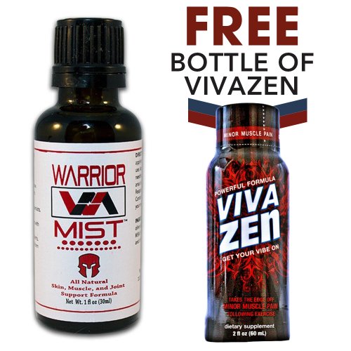 Warrior Mist Pain Reliever + FREE Vivazen Pain Killer Shot | Amazon ...