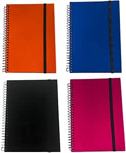 Amazon.com : Jot Hard Cover Spiral Mini Notebook Carnet 5'x7' 80 ruled ...