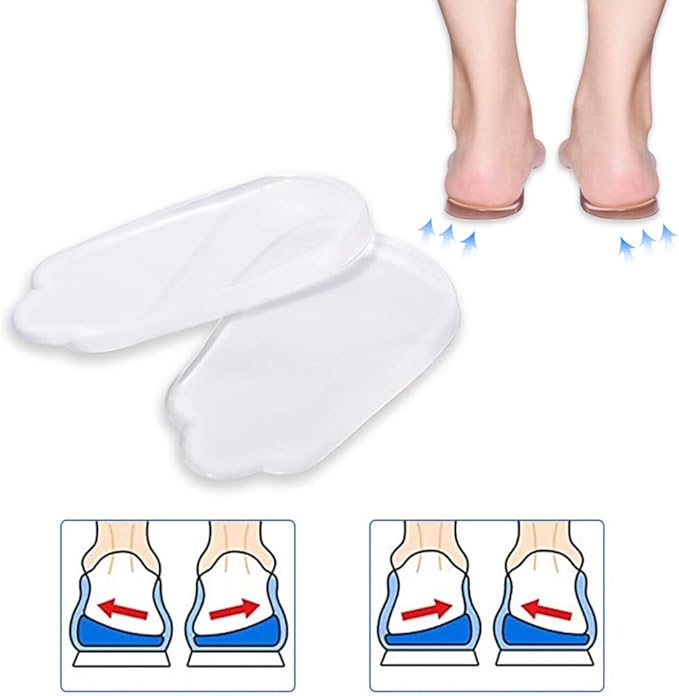 Taloneras de Gel Plantilla Ortopédica, Plantillas de Talón en Gel con ...