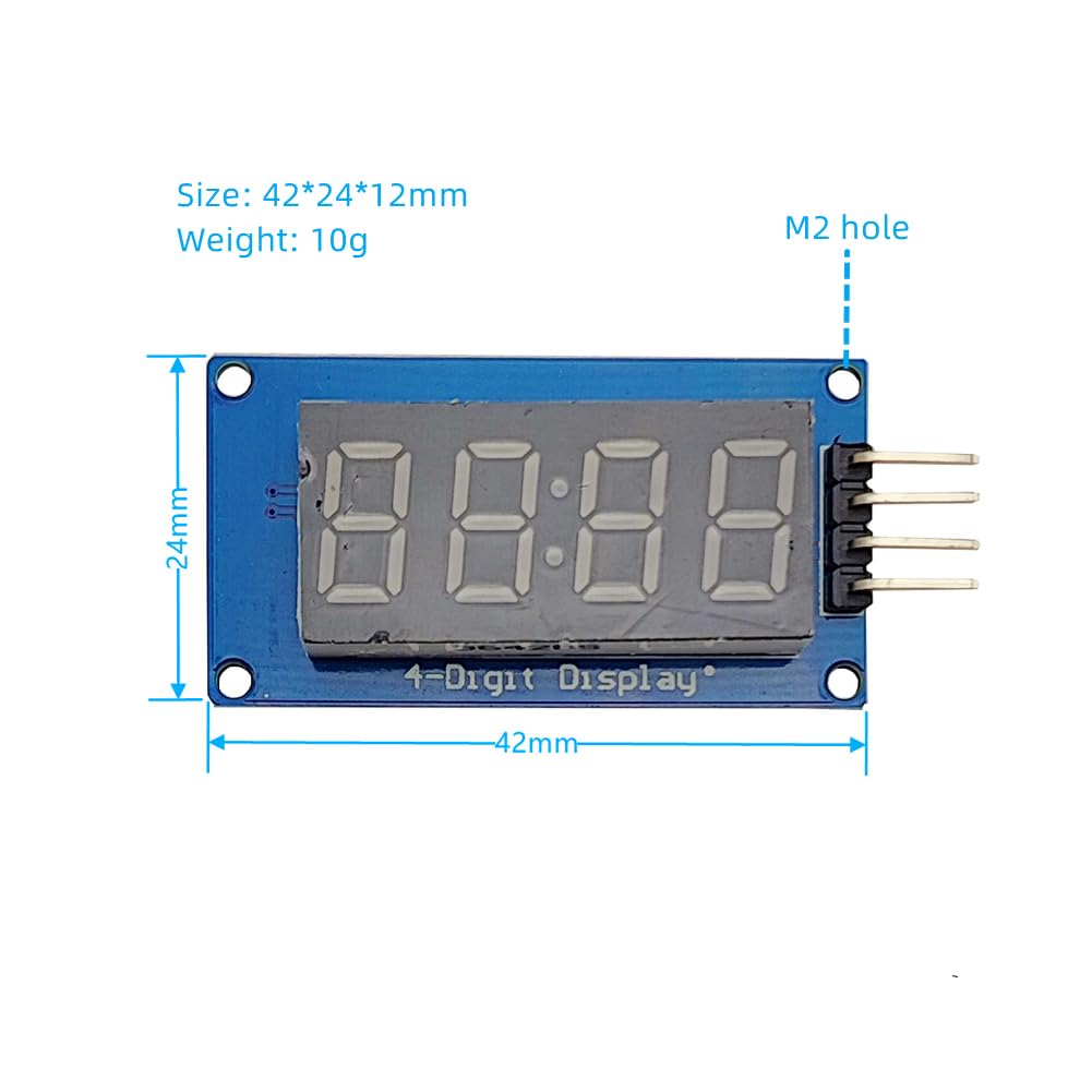 Mua TM1637 0.36" 4 Bits 7-Segment Digital LED Display Module with Clock ...