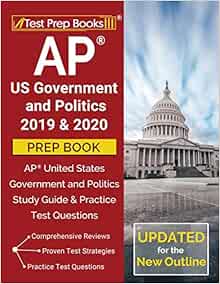 AP US Government and Politics 2019 & 2020 Prep Book: AP United States ...