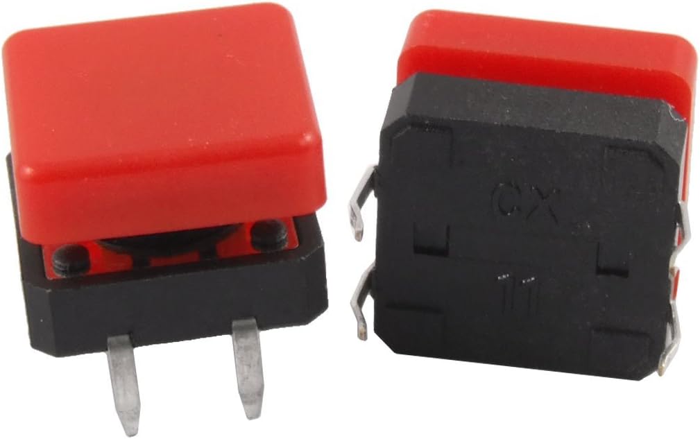 sourcing map 10 STK momentanen Tact taktile Taster Schalter 12 x 12 x 8 ...