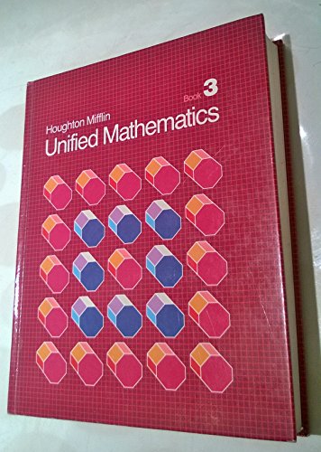 Houghton Mifflin Unified Mathematics, Book 3: Gerald R. Rising, John A. Graham, John G. Balzano ...