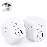 Amazon.com: 2 Pack Australia New Zealand Power Plug Adapter, Australia ...