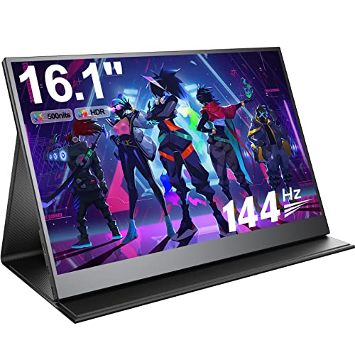 UPERFECT Portable Gaming Monitor 144Hz 16.1" Portable Monitor for ...