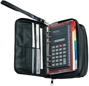 Amazon.com : Full Zipper Organizer Daily Planner, Address Book : Daily ...