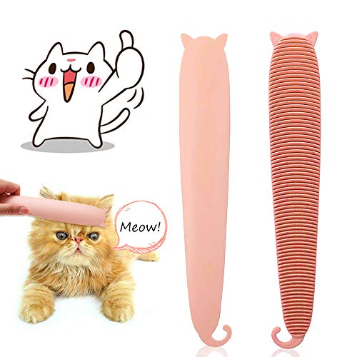 HappyCat Pets Brush,Cat Tongue Comb for Massage and Shedding,Simulated ...