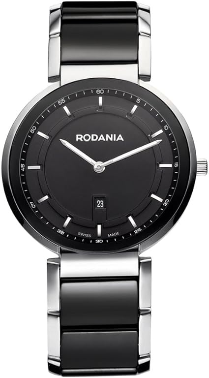 Rodania Swiss Mystery Men's Quartz Watch with Black Dial Analogue ...