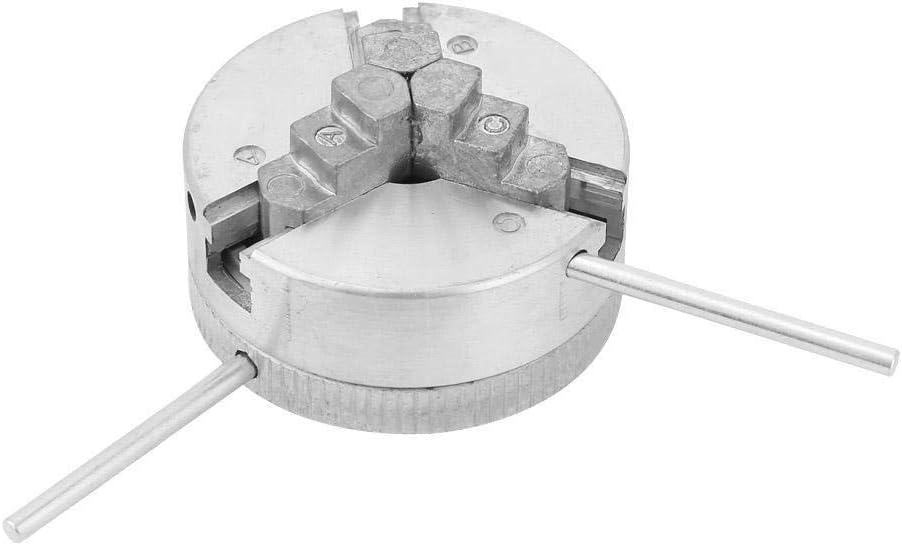 Victool Lathe Chuck, Z011 Zinc Alloy 3-Jaw Chuck Clamp Accessory for ...