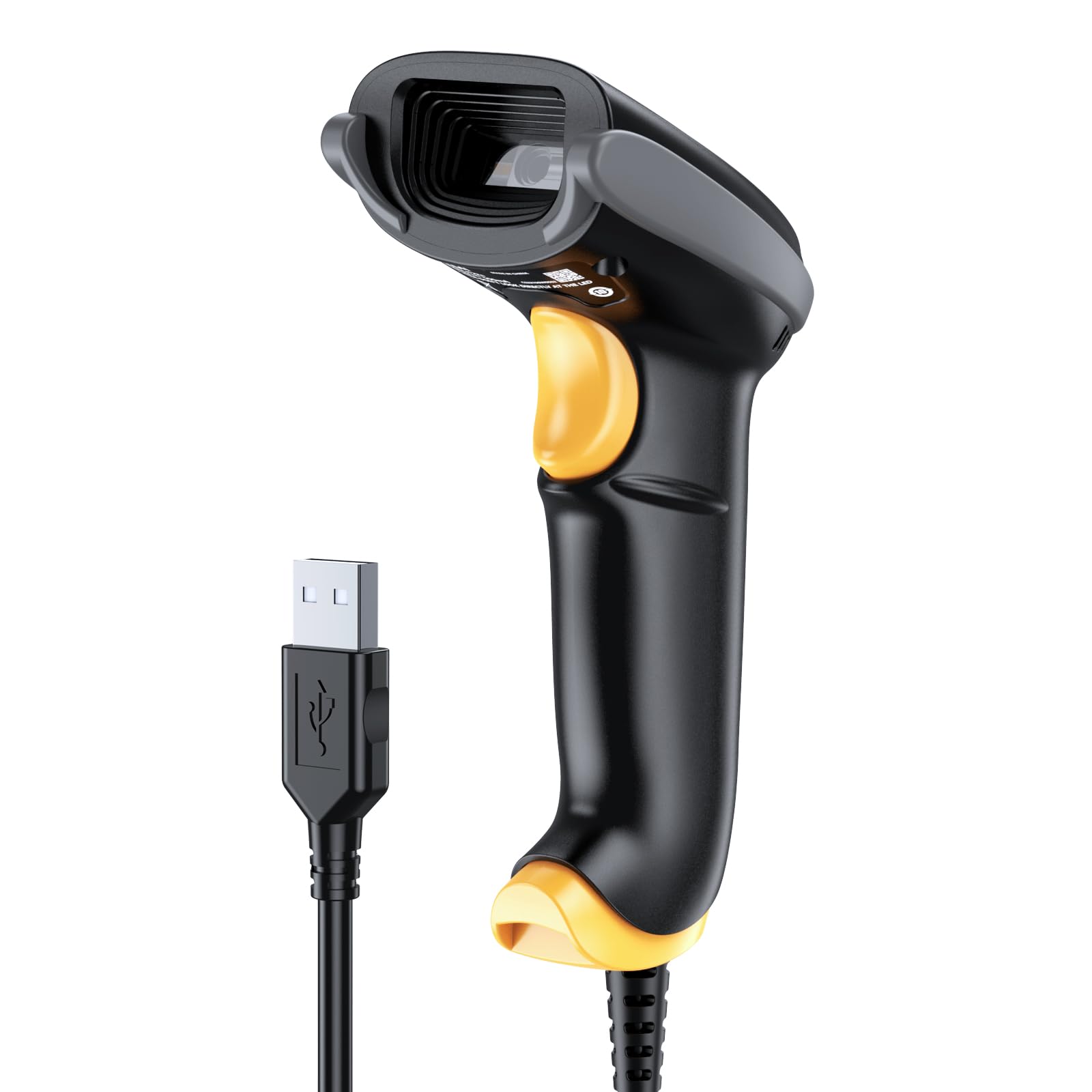 TEEMI 2D Barcode Scanner USB Wired Virtual COM Handheld Automatic QR ...
