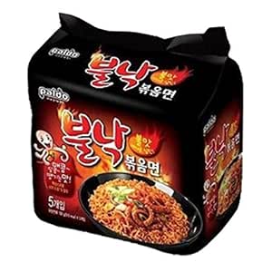 Amazon.com : Paldo Bulnak Pan Noodle Irresistable Sweet Spicy Ramen ...