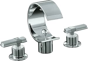 KOHLER K-7914-4-CP Alterna Widespread Lavatory Faucet, Polished Chrome ...
