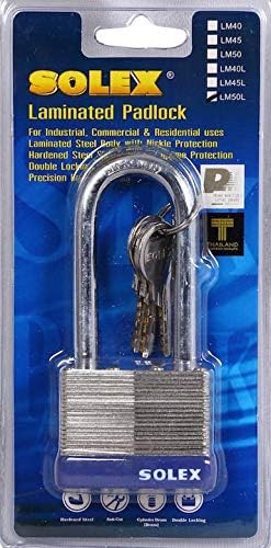 Solex Laminated Padlock 50mm Long price in UAE | Amazon UAE | kanbkam