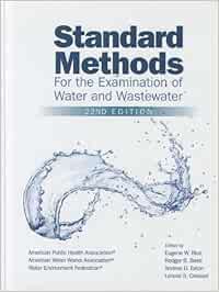 Standard Methods For the Examination of Water: Apha: 9780875530130 ...