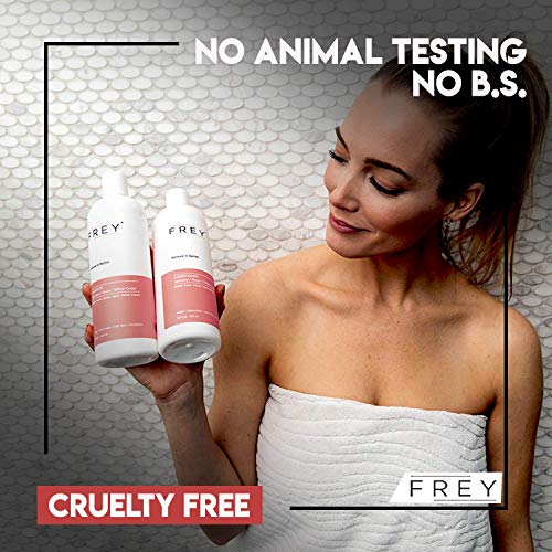 FREY Natural Shampoo and Hair Conditioner - Sulfate Free Shampoo and ...