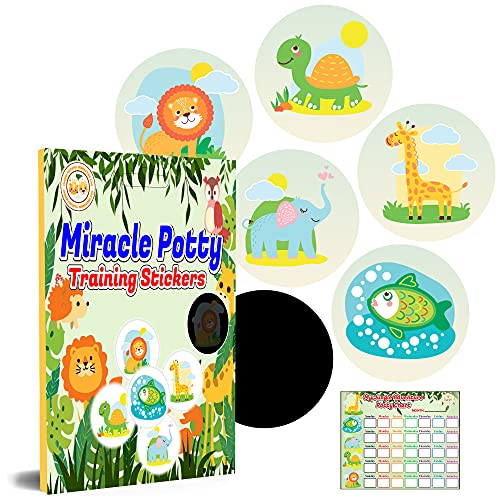 Miracle Potty Training Color Changing Stickers for Girls and Boys ...