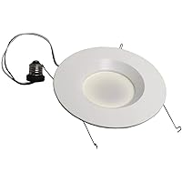 SYLVANIA ULTRA LED RT5/6 Recessed Downlight Kit, 16W, Replaces 100W Incandescent, Plastic Bulbs ...