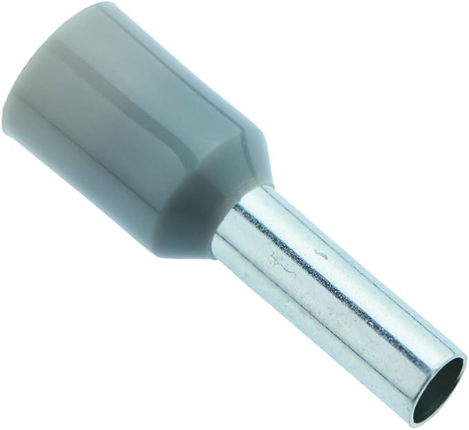 Grey 2.5mm Insulated Bootlace Ferrule - Pack of 100: Amazon.co.uk: DIY ...