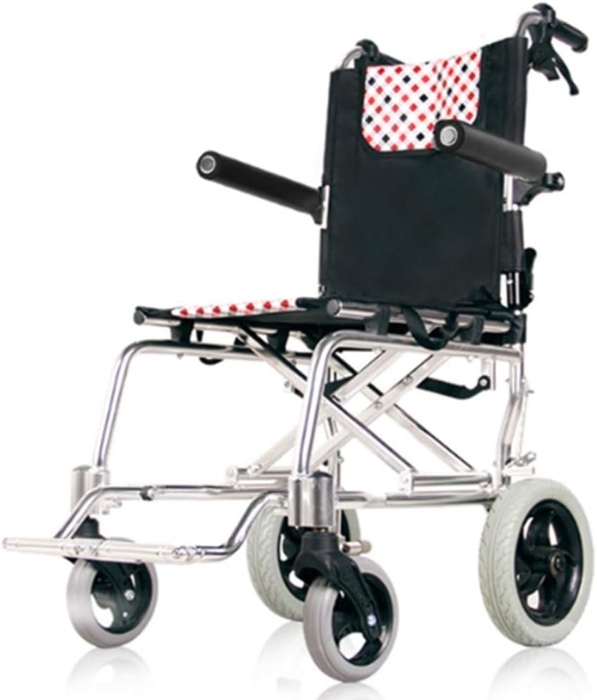 GBX@I Leichter zusammenklappbarer Rollstuhl aus Aluminium, ultraleichte ...