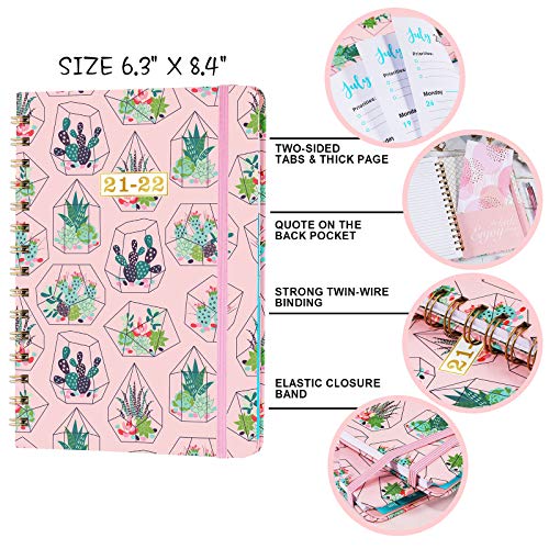 2021-2022 Planner - Academic Planner 2021-2022 Weekly & Monthly with ...