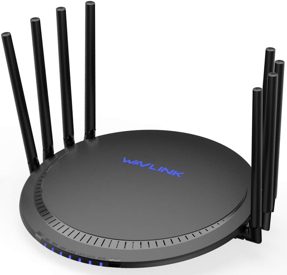 WAVLINK AC3000Mbps WiFi Router, Tri-Band Gigabit Ethernet Ports WiFi ...