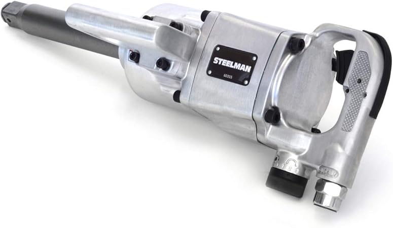 Steelman 1-Inch Drive 1, 900 ft-lb Heavy Duty Air-Powered Impact Wrench ...