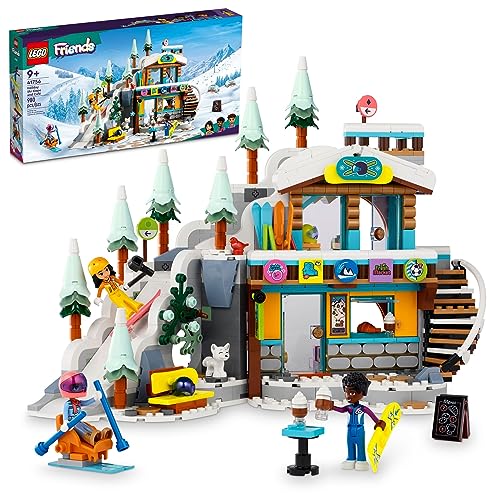 LEGO Friends Holiday Ski Slope and Café 41756 Building Toy Set ...
