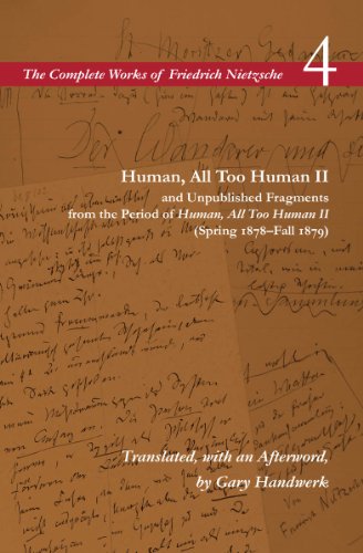 Amazon.com: Human, All Too Human II and Unpublished Fragments from the ...