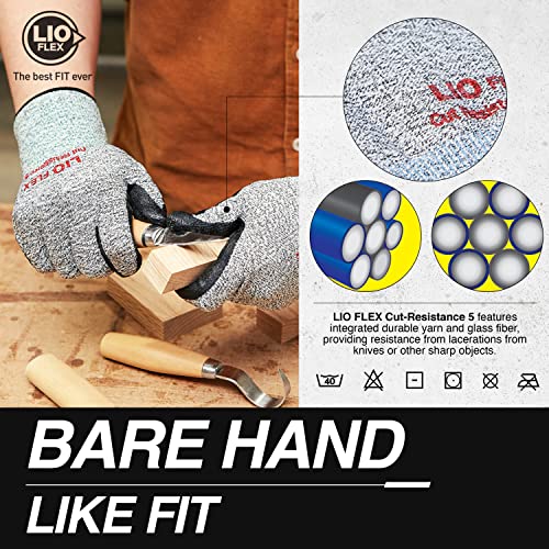 LIO FLEX Level 5 Cut Resistance NBR Foam Coated Safe Working Gloves 1 Pair L | Pricepulse