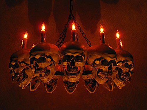 Skeletons And More Skull Chandelier W/ 12 Skulls on Galleon Philippines