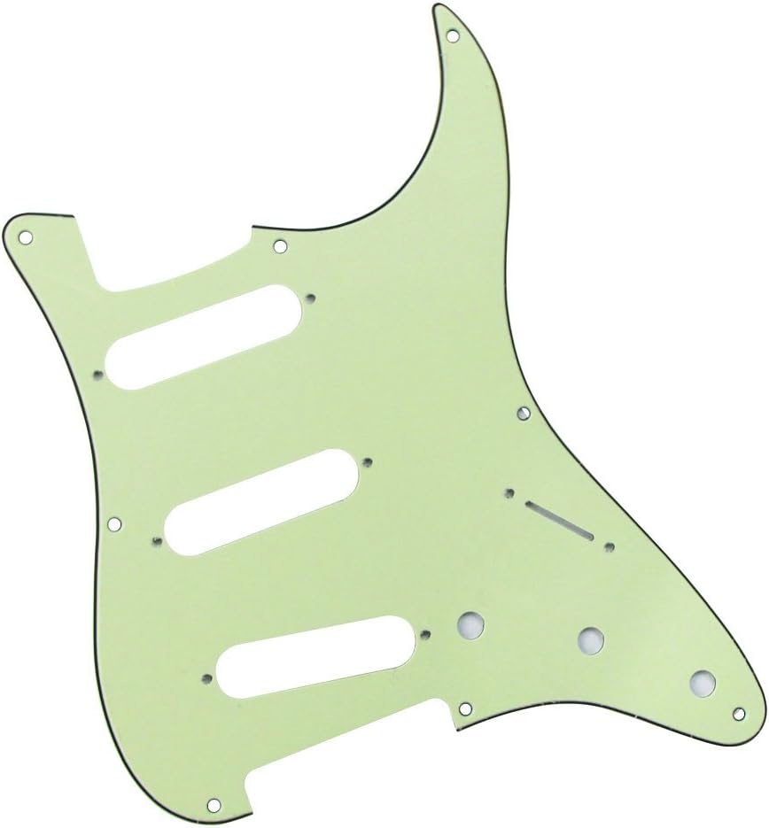 FLEOR 8 Holes Strat Pickguard SSS Style Scratchplate and Tremolo Cavity ...
