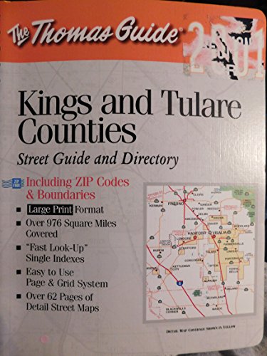 Thomas Guide 2001 Kings/Tulare Counties (Thomas Guides (Maps)): Thomas ...
