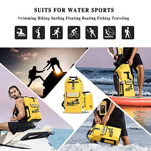 IDRYBAG Dry Bag Backpack Waterproof Floating 20L/30L/40L, Dry Bags ...