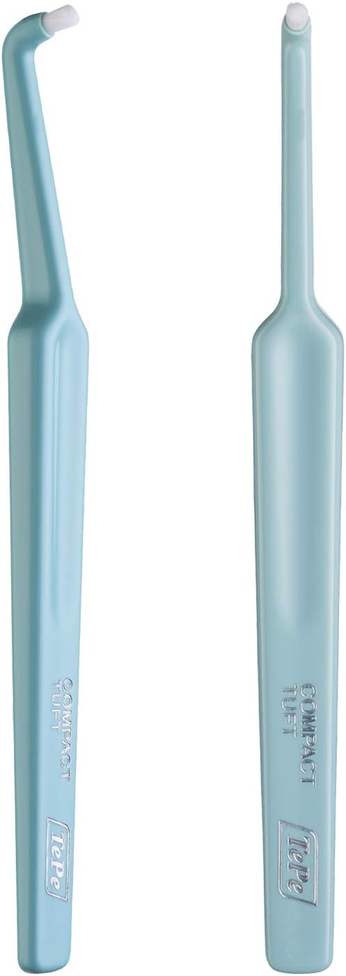 TePe Compact Single Tuft brush for precision cleaning of difficult ...
