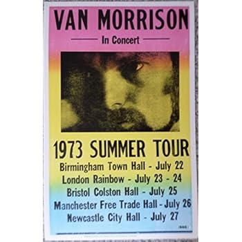 Amazon.com: Van Morrison 1973 Summer Tour Poster: Prints: Posters & Prints