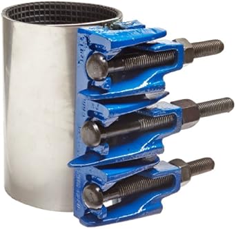 Smith-Blair Stainless Steel 304 Repair Clamp, Full Circle, Carbon Steel ...