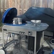 Amazon.com : Weber 1438001 Performer Gold Charcoal Grill, Dark Blue ...