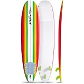 Amazon.com : Komsurf Fiberglass Surfboard, 6”4/6”10 Shortboard, 7”6/8”6 ...