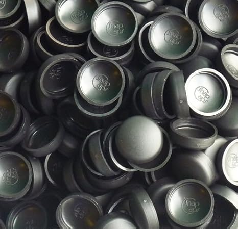 Snap-On Two Piece Dome Screw Cover Caps - Pack of 50 Large Gloss Caps ...